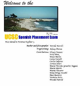 Ucsc Spanish Placement Test Facts